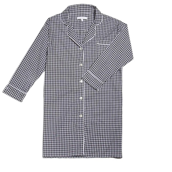 Marigot | Intimates & Sleepwear | Marigot Black Gingham Check Buttoned ...
